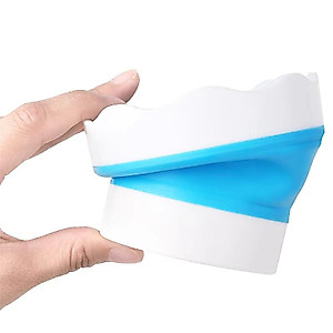 2 Pcs Collapsible Paint Brush Washer, Portable Silicone Washing Bucket Brush Holder Cleaner Painting Water Cupfor Watercolor Acrylic Oil Painting