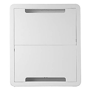 Legrand - OnQ 17 Inch Structured Media Enclosure, Electrical Box, Cable Management Box Dual Purpose In Wall Enclosure for TV Device Storage and Media Distribution, Recessed Media Box, White, ENP1700NA