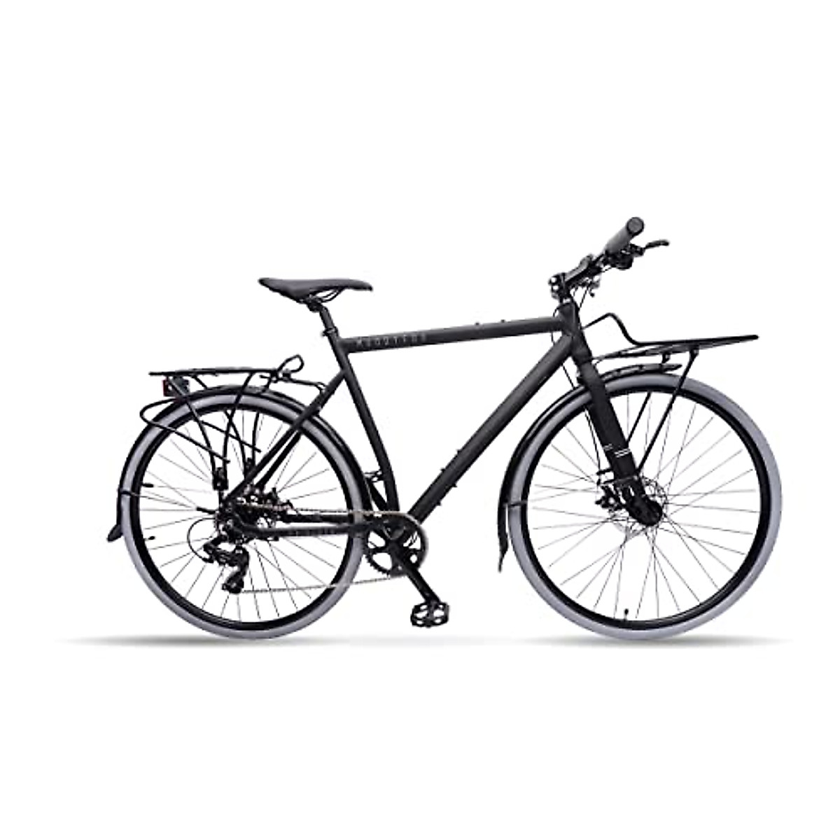 Muddy Fox Gridlock Equipped Urban Bike, 700c, Black, Medium-Large