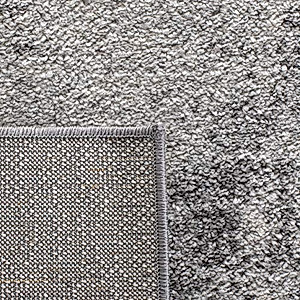 SAFAVIEH Tulum Collection 5'3" x 7'6" Ivory/Grey TUL209B Modern Abstract Non-Shedding Living Room Bedroom Dining Home Office Area Rug