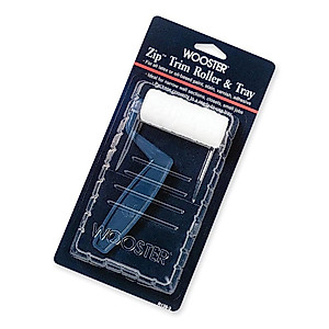 Wooster 912-00R1380030 Zip Trim Roller 3/16" NAP & Tray, 3-Inch
