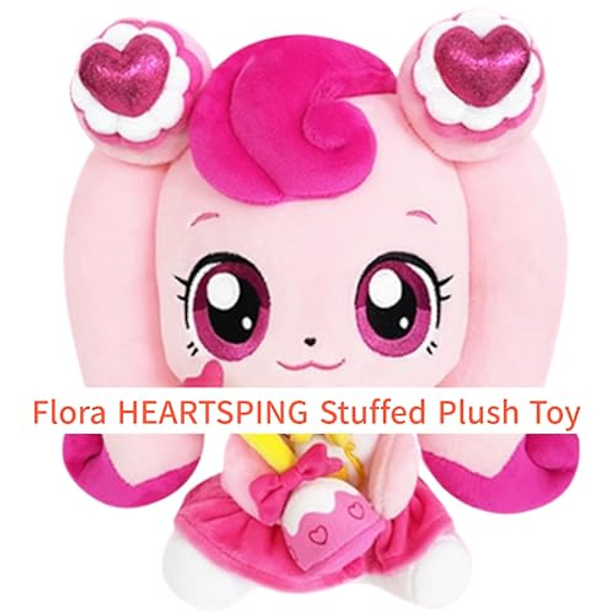 RaoNEE Catch Teenieping Heartsping Season 4 Berry Heart Teenieping Stuffed Toy 10in 하츄핑 (Pink)