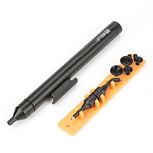 Sutinna Vacuum Suction Pen, Portable Vacuum Suction Pen, Suction Pickup Tool, for Small Electronic Components for Ic, SMD