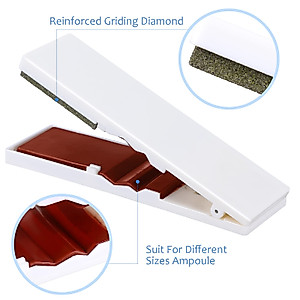 Baluue Glass Cutter for Bottles Ampoule Opener Ampoule Breaker Ampoule Cutter Glass Vial Opening Tool for Operation and Laboratory Bottle Cutter