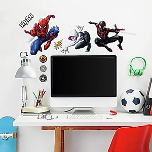 RoomMates Marvel Spider-Man Miles Morales Peel and Stick Wall Decals by RoomMates, RMK3922SCS