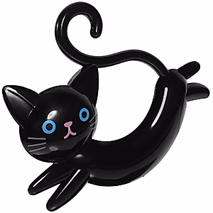 CATIEBYE Modern Towel Hanger for Kitchen Bathroom Towel Holder Wall-Mounted Bath Towel Rack Cat Towel Holder for Women Children