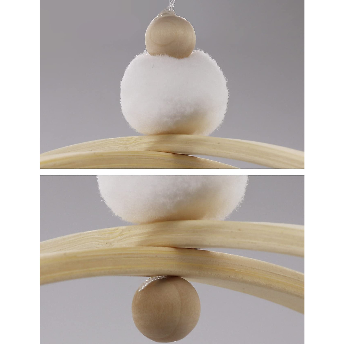 Lovely Wooden Mobiles for Baby Bead Bed Felt