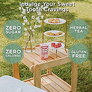 Red Rose Sweet Temptations Dessert Tea Caramel Apple Pie, Zero Carbs, Zero Sugar Bursting with Flavor Caffeine-Free Delicious Beverage Herbal Tea, 18 Count of Fruit Naturally Flavored Black Tea