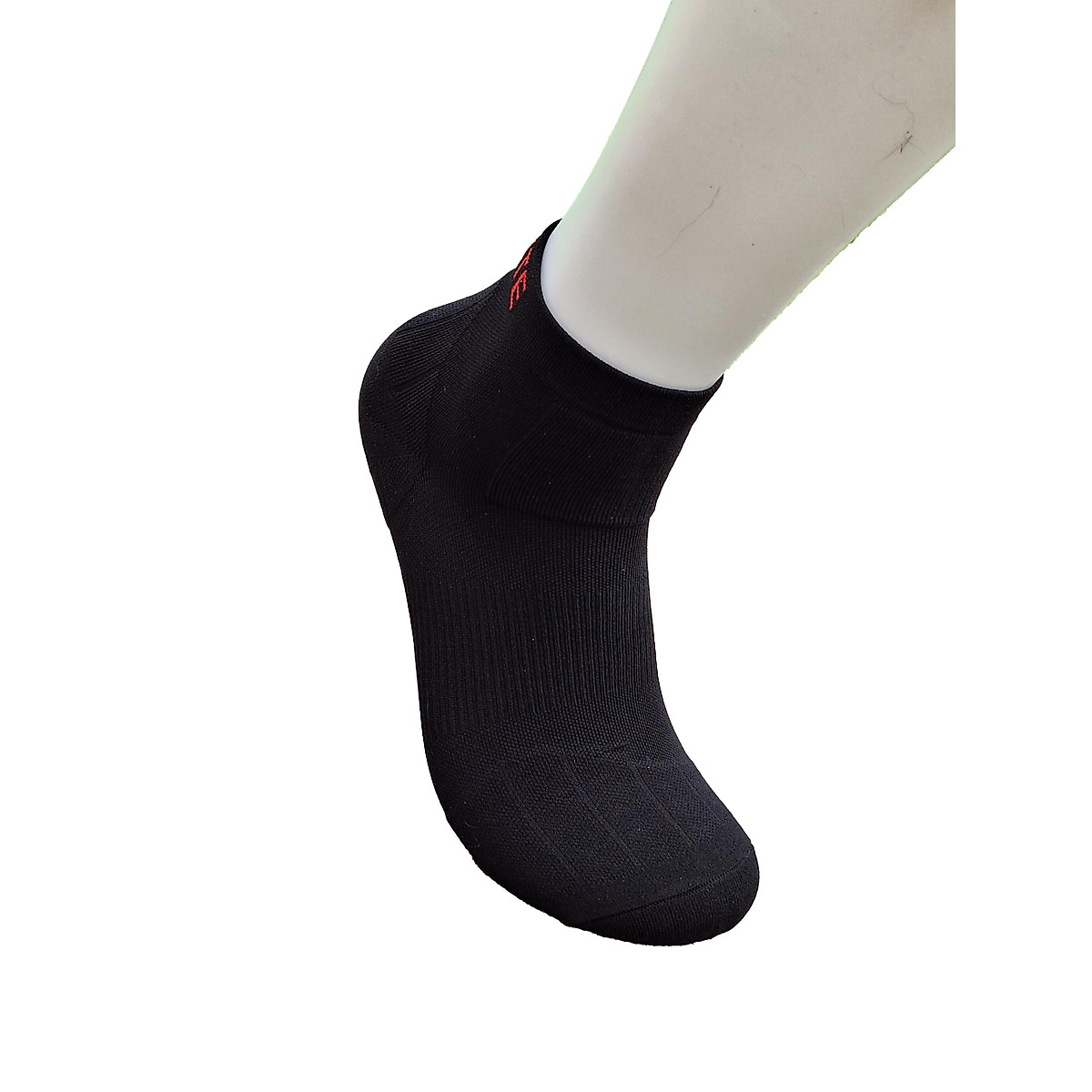 Hoplite Trail Running Compression Socks for Men and Women, ankle-length, 2 pair multi-pack, great for running, cycling, hiking, and OCR (Large)