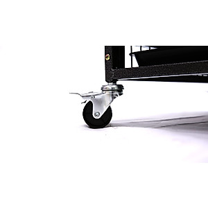 Homey Pet New 2 Levels 31" Crate with Durable Plastic Black Tray and Caster (Cage)