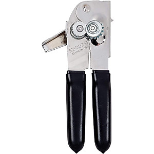 EZ-DUZ-IT Deluxe Can Opener with Black Grips (Set of 2)