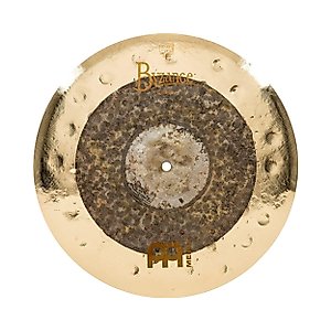 Meinl Cymbals Byzance 16" Dual Crash — Made in Turkey — Hand Hammered B20 Bronze, 2-Year Warranty, Single (B16DUC)