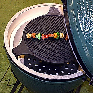 SMOKEWARE Cast Iron Plate Setter - Fits Large Big Green Egg
