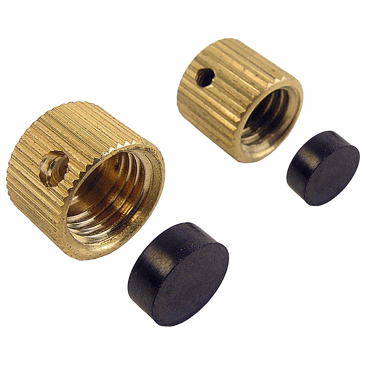 LASCO 06-9057 Bleeder Caps, 2-Pack, Brass, 2 Piece