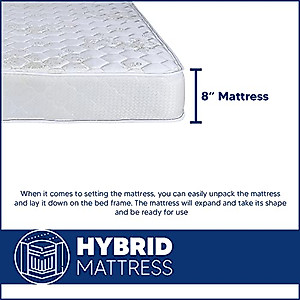 Mattress Solution Gentle Firm Tight top Innerspring Fully Assembled Mattress, Good for The Back, 75" x 48", Beige