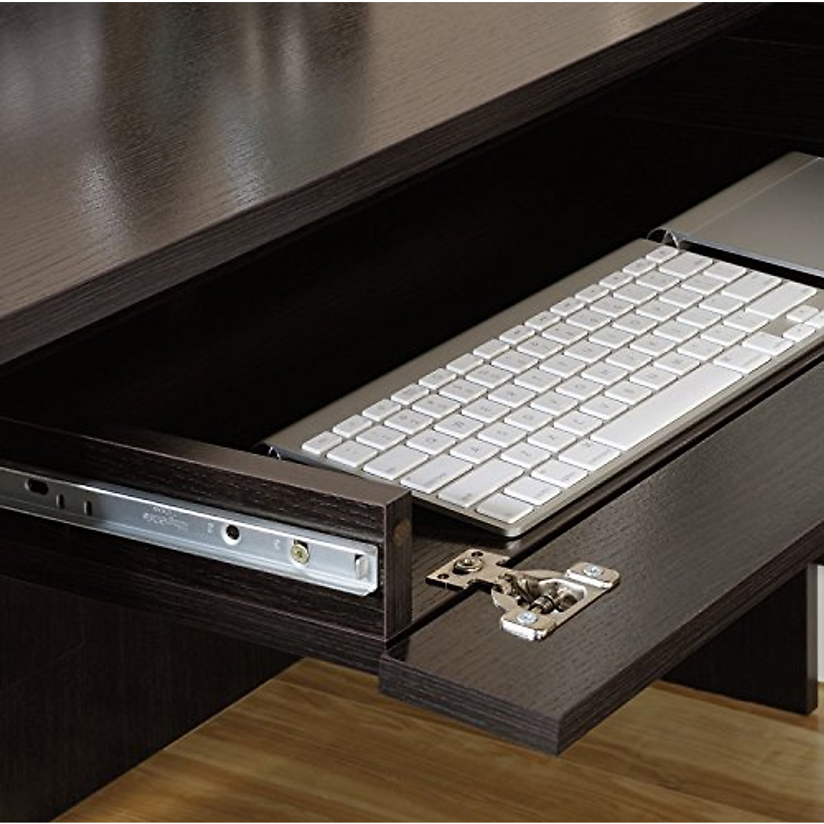 Sauder Palladia L-Desk, Wind Oak finish