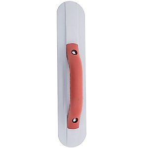MARSHALLTOWN Round End Magnesium Hand Float, 16 Inch x 3-1/8 Inch, Standard DuraSoft Handle, Eliminates Float Marks, Provides Smooth Finish, Made in the USA, Concrete Float, 143D
