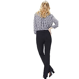 NYDJ womens Petite barbara?bootcut?jeans | flare & Slimming Fit Pants Jeans, Black, 16 Petite US