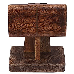 abhandicrafts 2 in 1 Watch Stand for Men Watch Display Stand Compliment All Watches/Moms, DADS, Grandparents Watch Organizer - Watch Holder