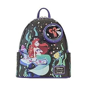 Loungefly Disney The Little Mermaid 35th Anniversary Life is the Bubbles Mini Backpack