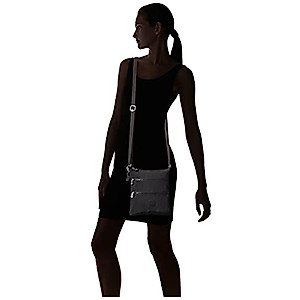 Kipling Keiko Mini Crossbody Bag, Black Noir, 8"L x 9"H x 1.25"D