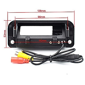 HDMEU HD Color CCD Waterproof Vehicle Car Rear View Backup Camera, 170° Viewing Angle Reversing Camera for Mercedes Benz W204 S204 C Class W212 C180 C200 C260 C300