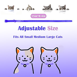 Minasuki 4 Pack Calming Collar for Cats - Long-Lasting Anxiety and Stress Relief, Relaxing Cat Collar,Adjustable Pheromones Collar for Cats，Natural Soothing 60 Days of Continuous Calming Move