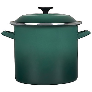 Le Creuset Enamel Over Steel Stockpot, 8-Quart Artichaut