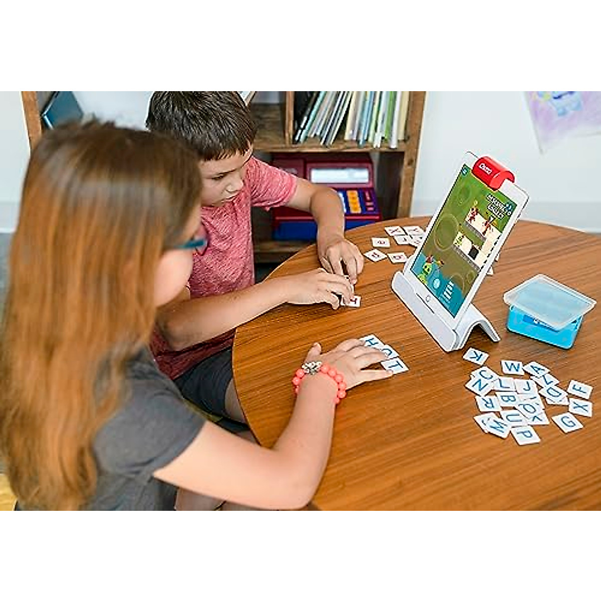 Osmo Genius Starter Kit - 7 Educational iPad Games for Spelling & Math, Ages 6-10