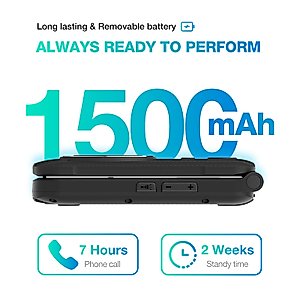 AGM M8 4G Rugged Flip Phone, Large Button Cell Phone for Seniors, Waterproof/Drop-Proof, SOS Side Key, Hearing Aid Compatible, Fast Dialing, 104dB Powerful Speaker, Big Keypad, Dual SIM, T-Mobile ONLY