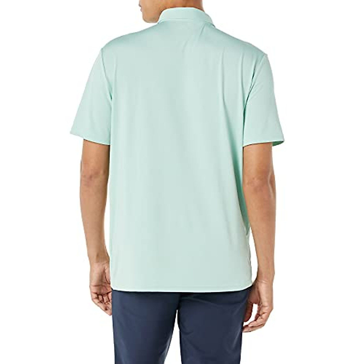 Amazon Essentials Men's Slim-Fit Tech Stretch Polo Shirt, Sage Green, X-Large