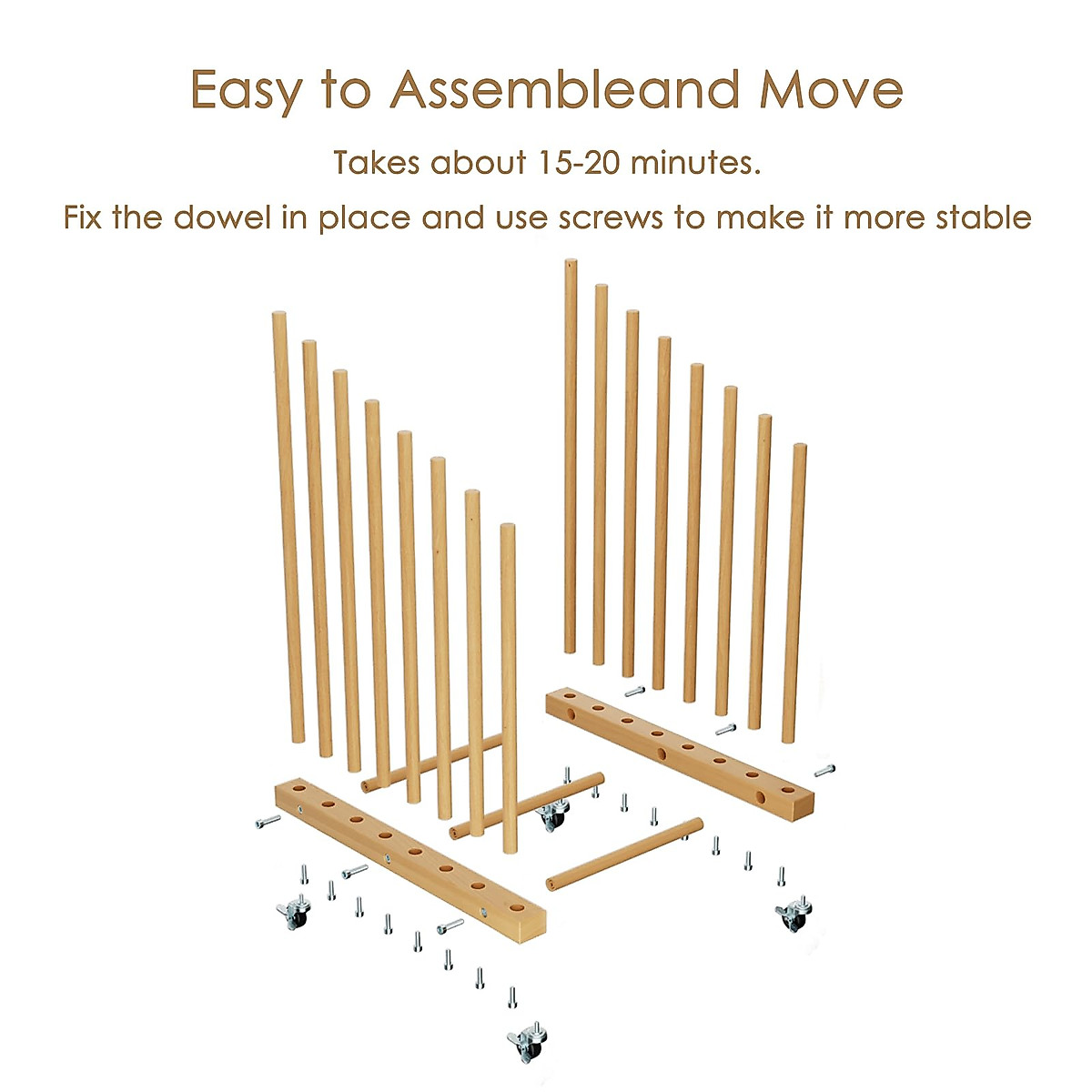 Art Storage Rack with Caster Wheels Art Drying Rack Wood Storage Stand for Canvas Storage, Drawing Board Storage Rack, Printed Matter, Paper Pad for Art Studio, Gallery, Artworks