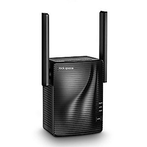 WiFi Extender - rockspace Wireless Signal Booster up to 2640sq.ft, 2.4 & 5GHz Dual Band Amplifier with Ethernet Port, Access Point, Wireless Internet Repeater Gigabit Wired Mode with 8 Second Setup