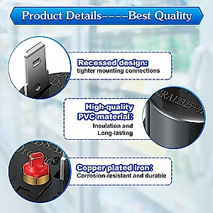 Dreyoo 2 Pcs Refrigerator Compressor Overload Protector, Replacement for 6750CL0001D Thermistor Assembly Parts, Replacement and Compatible with Some/LG and Kenmore Refrigerators