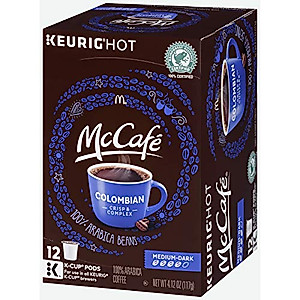 McCafe Colombian Keurig K Cup Coffee Pods (12 Count, 4.12 oz Box)
