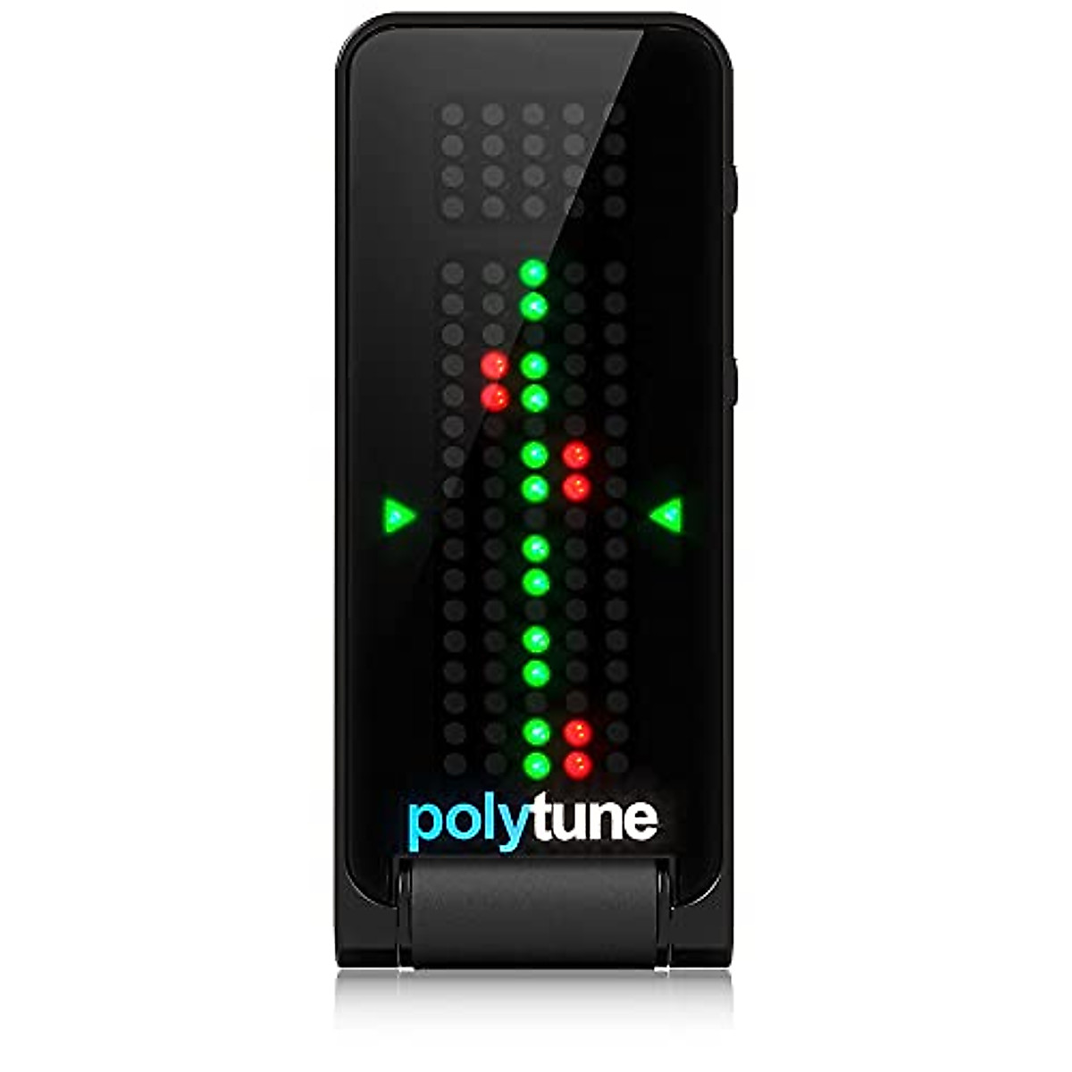 TC Electronic POLYTUNE CLIP Clip-On Tuner with Polyphonic, Strobe and Chromatic Modes and 108 LED Matrix Display for Ultimate Tuning Performance