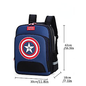 Cartoon Rolling Backpack Boys and Girls Roller Travel Bag with Wheels, Detachable College Laptop Luggage Vacation Backpacks