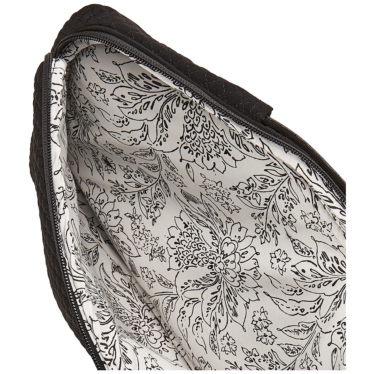 Vera Bradley Women's Microfiber Laptop Organizer, True Black, One Size