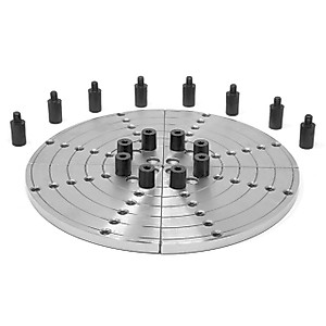 WEN LA432F 8-Inch Flat Lathe Chuck Jaws for Bowl Turning
