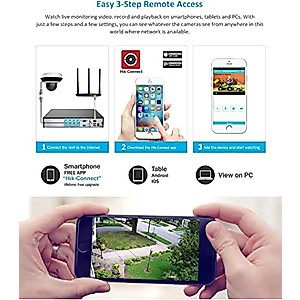 【2022 Upgraded Ultra Series】 DS-9664NI-M8 8K 64CH H.265+ NVR Network Video Recorder up to 32MP, Dual 4K HDMI, Dual VGA and Single CVBS Output, Compatible with Hikvision Camera System