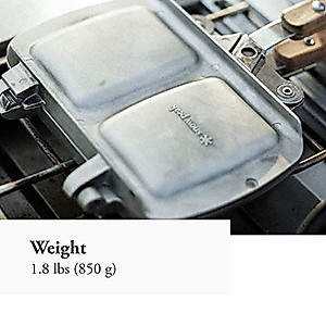 Snow Peak Tramezzino - Gourmet Sandwich Maker - Made of Stainless Steel - 13 x 7.5 x 1.2 in