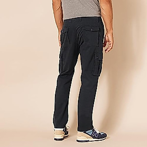 Amazon Essentials Men's Slim-Fit Stretch Cargo Pant, Black, 30W x 32L