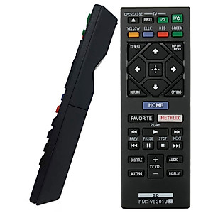 Remote Control Sony RMT-VB201U Remote fit for Sony Blu-ray DVD Player BDP-S3700 BDP-BX370 BDP-S1700 UBP-X700 BDPS3700 BDPBX370 BDPS1700 UBPX700 BDP-S1700ES
