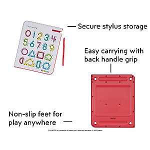 Playskool Magnatab — Numbers and Shapes — Magnetic Board Toy Letter Tracing for Toddlers Learning and Sensory Drawing — for Kids Ages 3 and Up