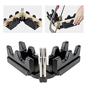 2-in-1 Mitre Measuring Cutting Tool 85°-180° Miter Angle Cutting Tool Miter Saw Protractor Measuring and Sawing Mitre Angles Cutting Tool for Woodworking Home Installation