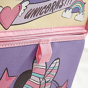 Idea Nuova Disney Minnie Mouse Collapsible Soft Storage Cubby with 3 Collapsible Cubes