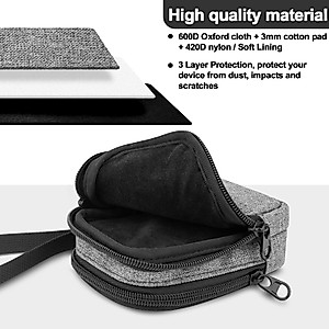 CaSZLUTION Travel Case Replacement for NETGEAR Nighthawk M5 5G Mobile Hotspot with WiFi 6 (MR5200, MR5100)/ M6 (MR6110)/ M6 Pro (MR6500)/ Mobile Hotspot 4G LTE Router MR1100 Storage Bag - Case Only