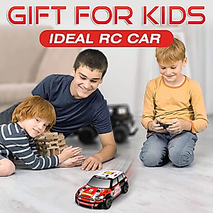 Fast Tiny Remote Control Racing Car Model, Good Looking,Quick Getting Around Super Well Made Nicely Printed and Durable for Kids(Racing)