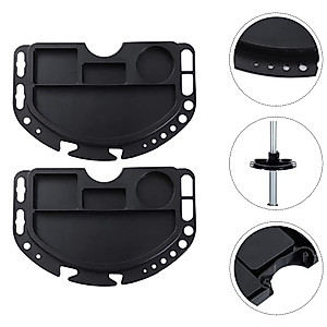 CLISPEED 2pcs Bike Repair Tray Bike Repairing Tool Holder Mechanics Tools Outdoor Bike Parts Bike Repair Stand Bike Maintenance Stand Truing Stand Bike Supplies Component Work Major