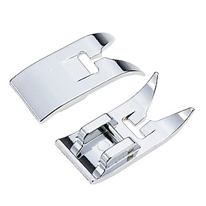 TFBOY 2pcs Zig Zag, Straight Stitch Foot Snap On Foot Sewing Machine Presser Foot Will Fit Singer, Brother, Janome, Toyota, Etc Domestic Sewing Machines